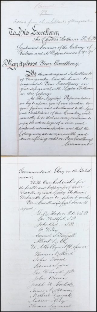 Sir Charles Hotham and the good citizens of Wangaratta - Conversations ...